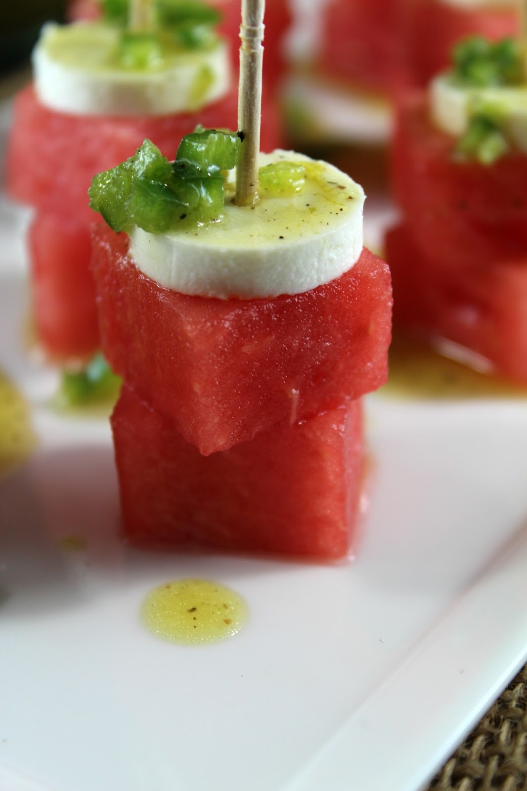 Authentic Suburban Gourmet: Watermelon Bites with Jalapeno Lime ...