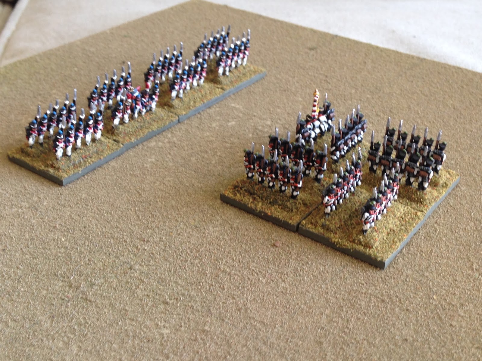 BlackHawkHet: First Two Old Glory 10mm Napoleonic Battalions