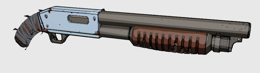 Toon Shaded Shotgun! — polycount