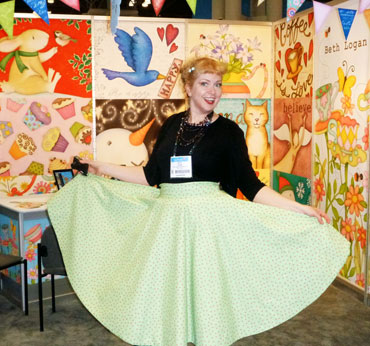 Henry Glass Fabrics: Beth Logan at Surtex