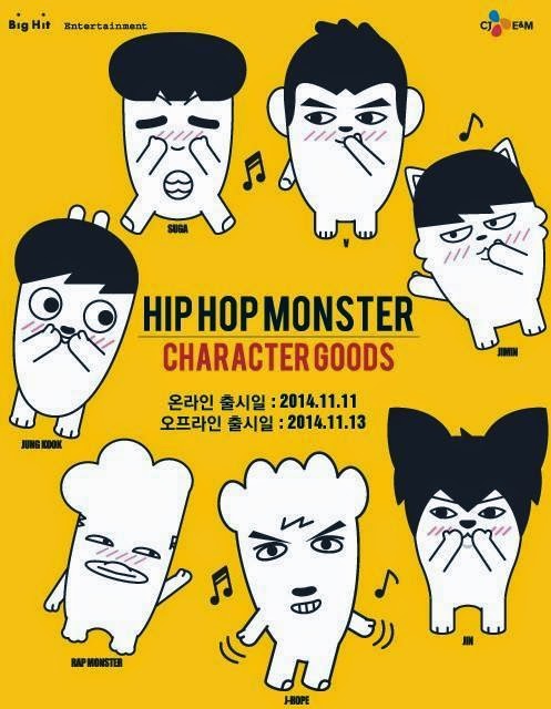 Kpopbuzz: BTS HIP HOP MONSTER Official Merchandise