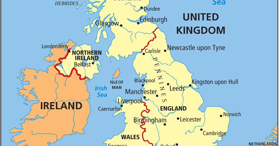 GEO - Profª Paula Alves: Qual o rio de extrema importância da Inglaterra?