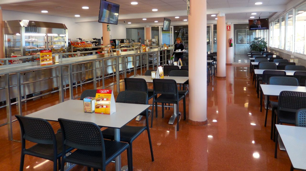 LA GOMERA ISLAND (Canary Islands): Cafeteria shipshape in ship-shaped ...