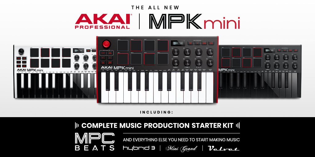 MATRIXSYNTH: Akai Introduces the MPK Mini mk3