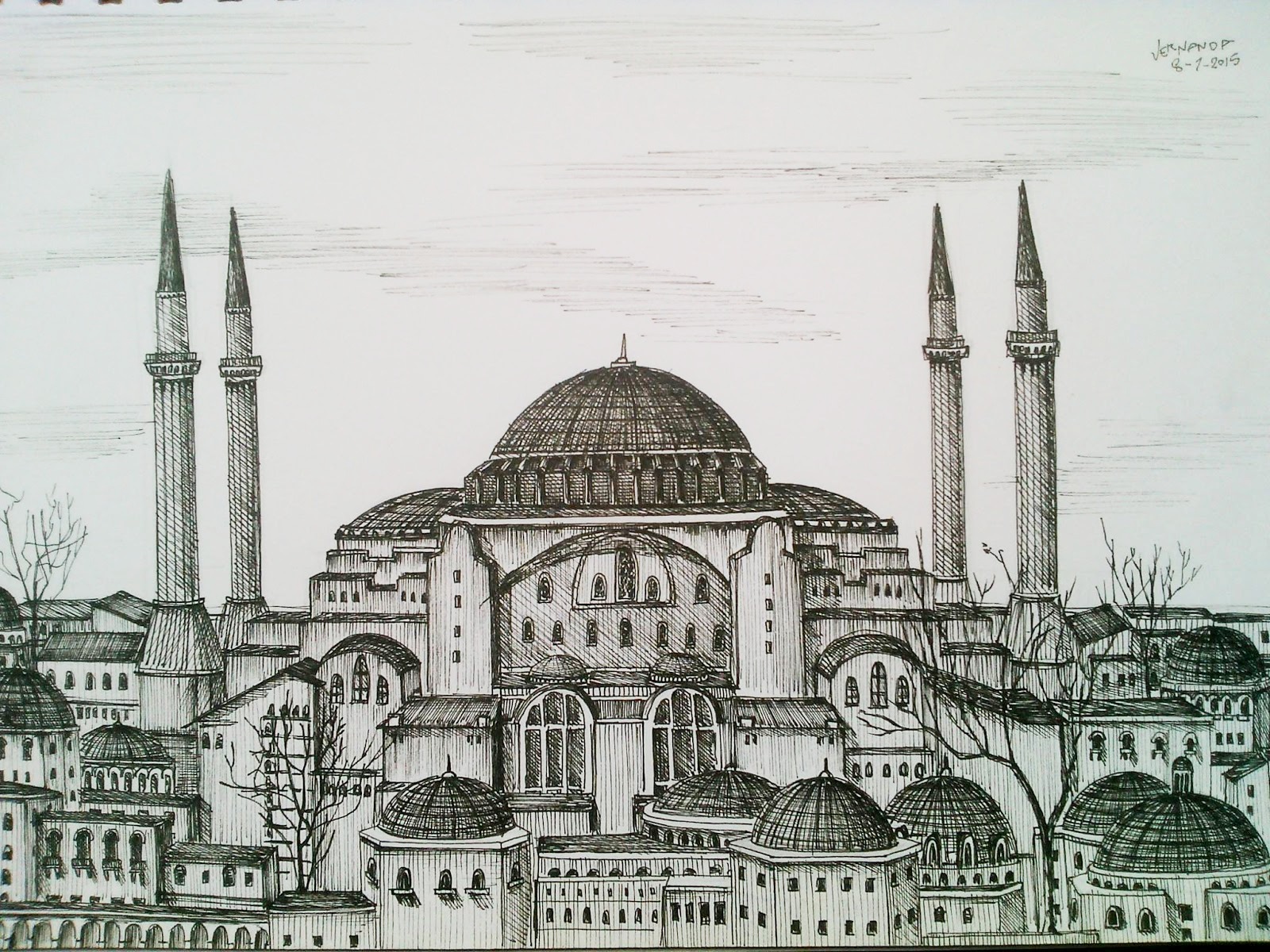 Arkitektur Drawing: The Beautiful of Istanbul