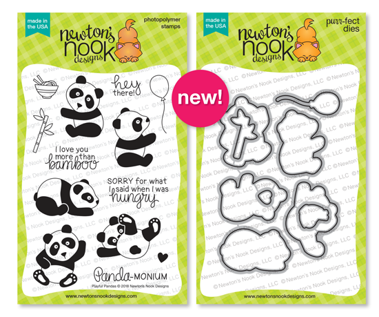 Newton's Nook Designs: June Reveals - Day 1 - Playful Pandas Stamp Set ...