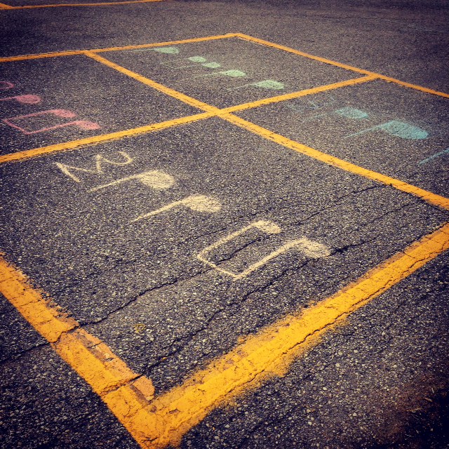 Stay Tuned! : Making Music Outside! Rhythm Squares!