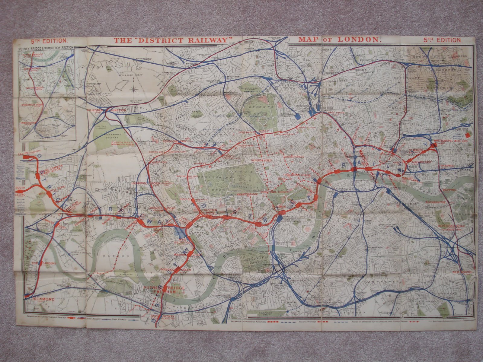 Histoire et chronologie des plans du métro de Londres: 1892 - The ...