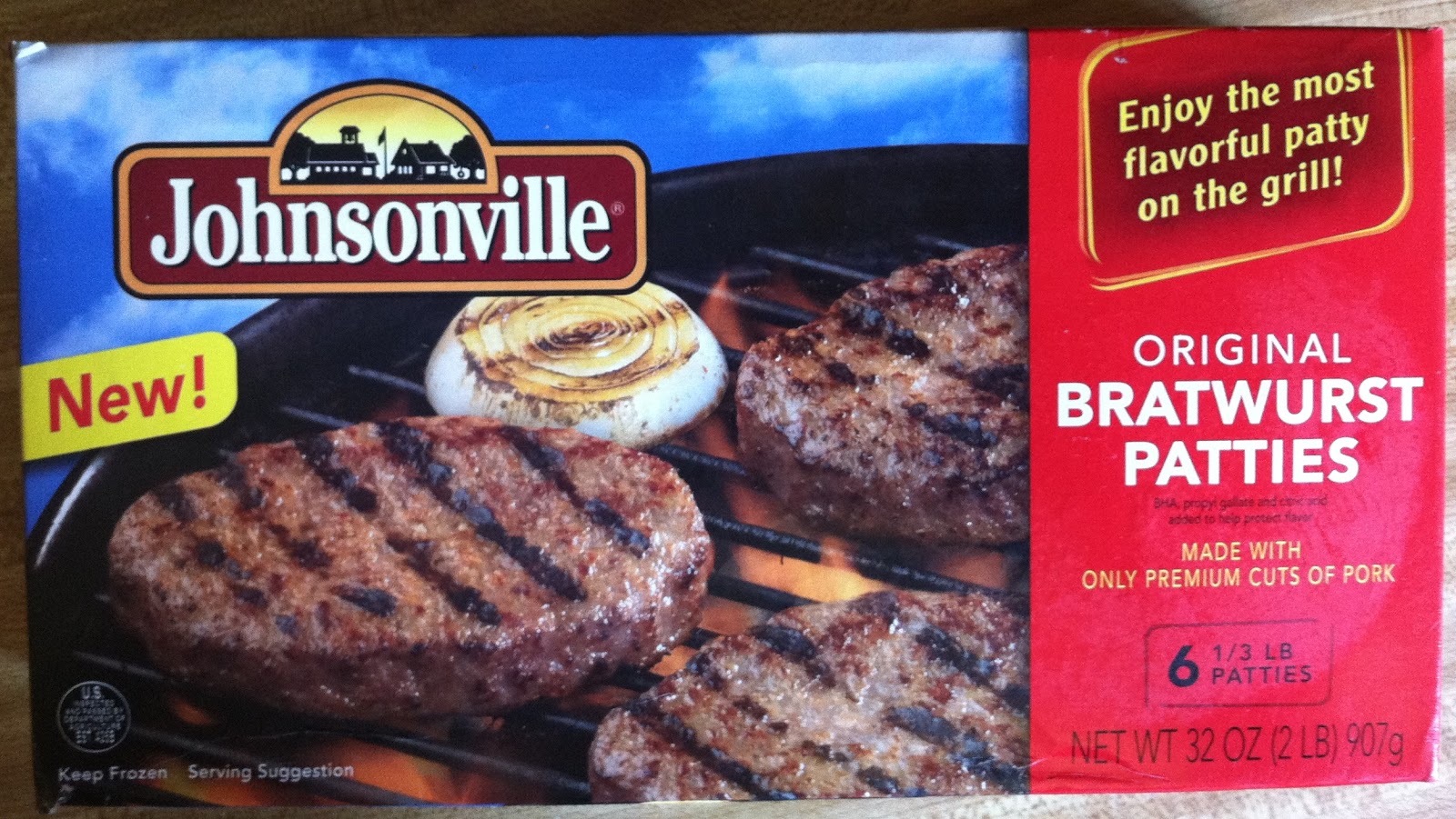 Craving Comfort: Johnsonville Bratwurst Patties (a review)