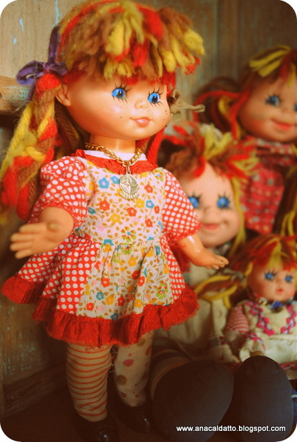 Ana Caldatto : Coleção antiga Boneca Emilia, Boneca de Pano Emilia