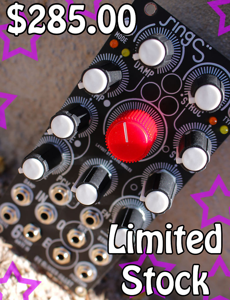 MATRIXSYNTH: Bluelantern DIY 12hp Rings Eurorack Module