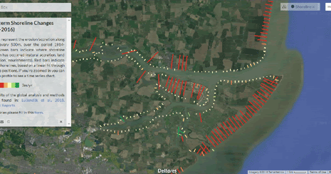 Erosion Of The World's Coastlines - Original Global Map