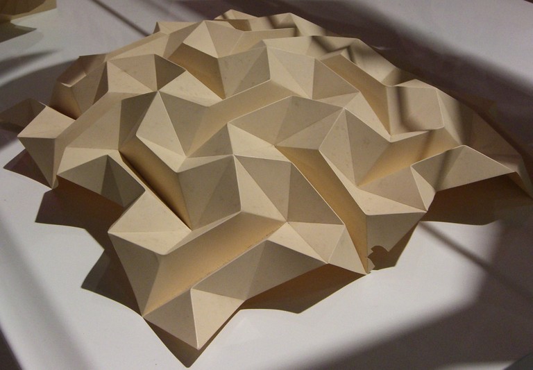 Folded Paper Art Structures OINKFROG Folded Paper Art Structures OINKFROG