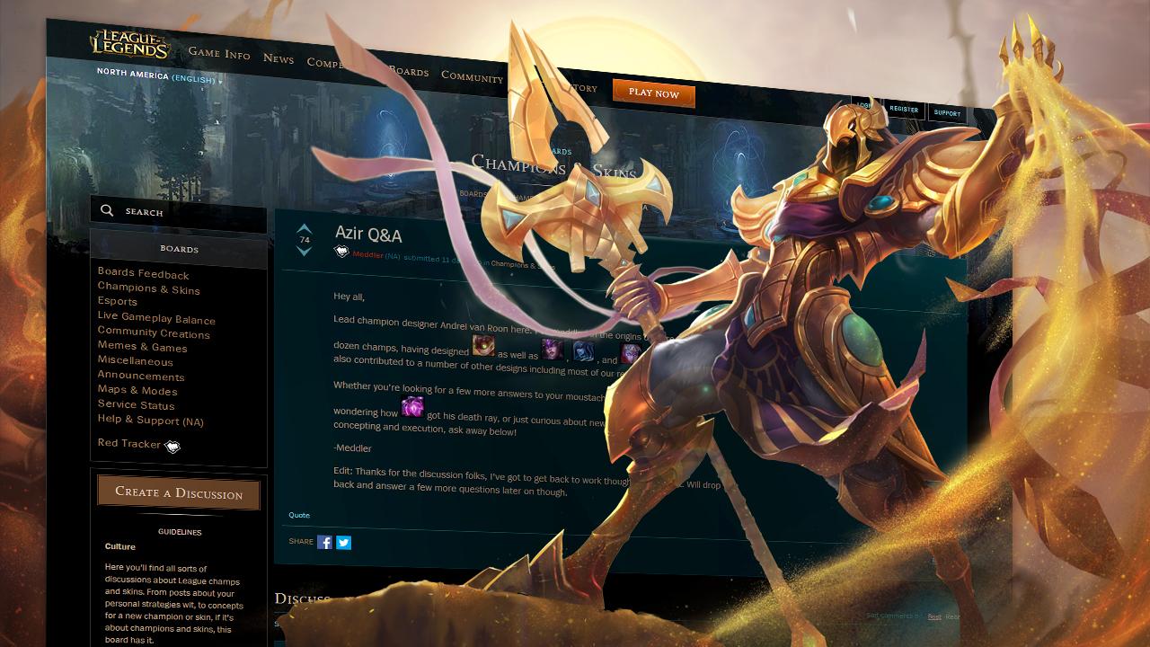 Surrender at 20: Red Post Collection: Patch Rundown 4.16, Azir Q&A Soon ...
