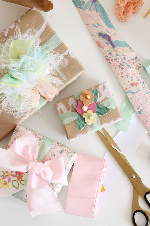 Spring gift wrapping | Lotts and Lots | Making the everyday beautiful
