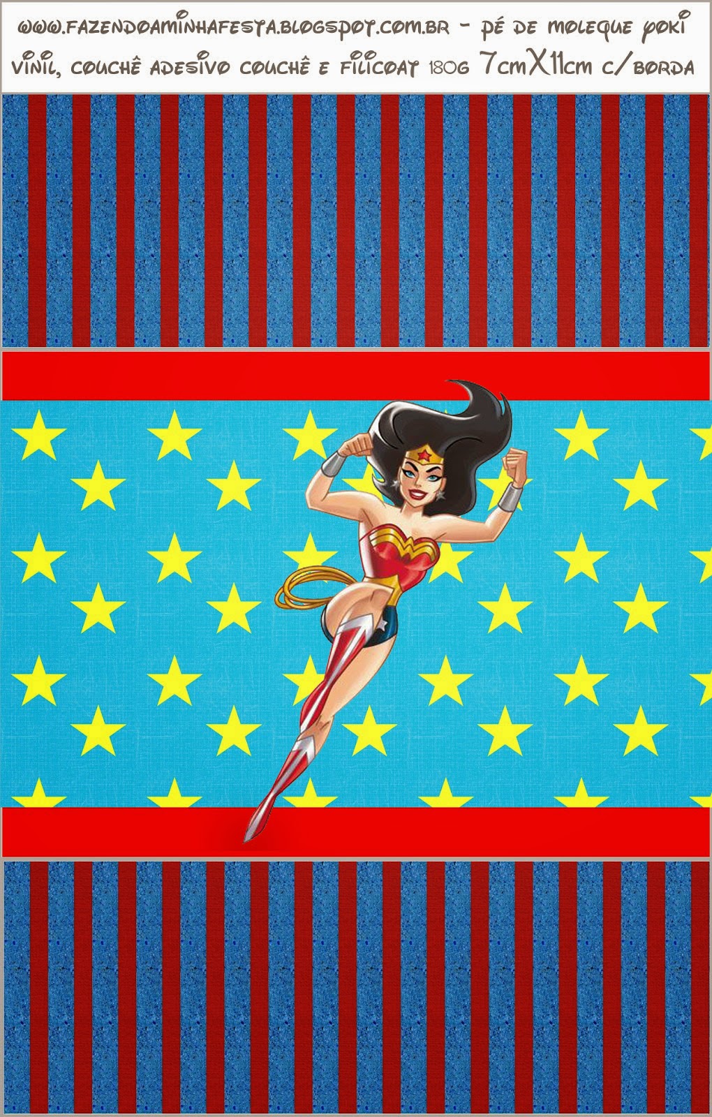 Wonder Woman: Free Printable Candy Bar Labels. - Oh My Fiesta! for Geeks