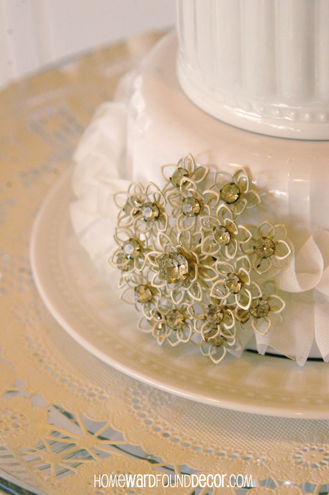 Create a Cake Using Dishes?! homewardFOUND decor