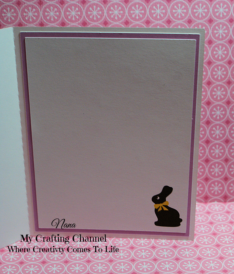 Adorable Little Girl Easter Card