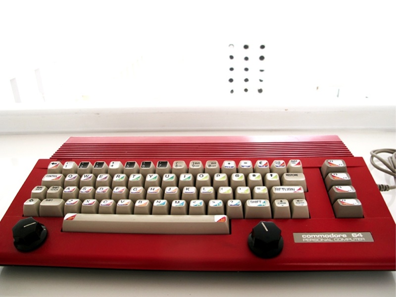 MATRIXSYNTH: Red C64 Synth MSSIAH SID2SID Commodore Custom 8-bit Synth