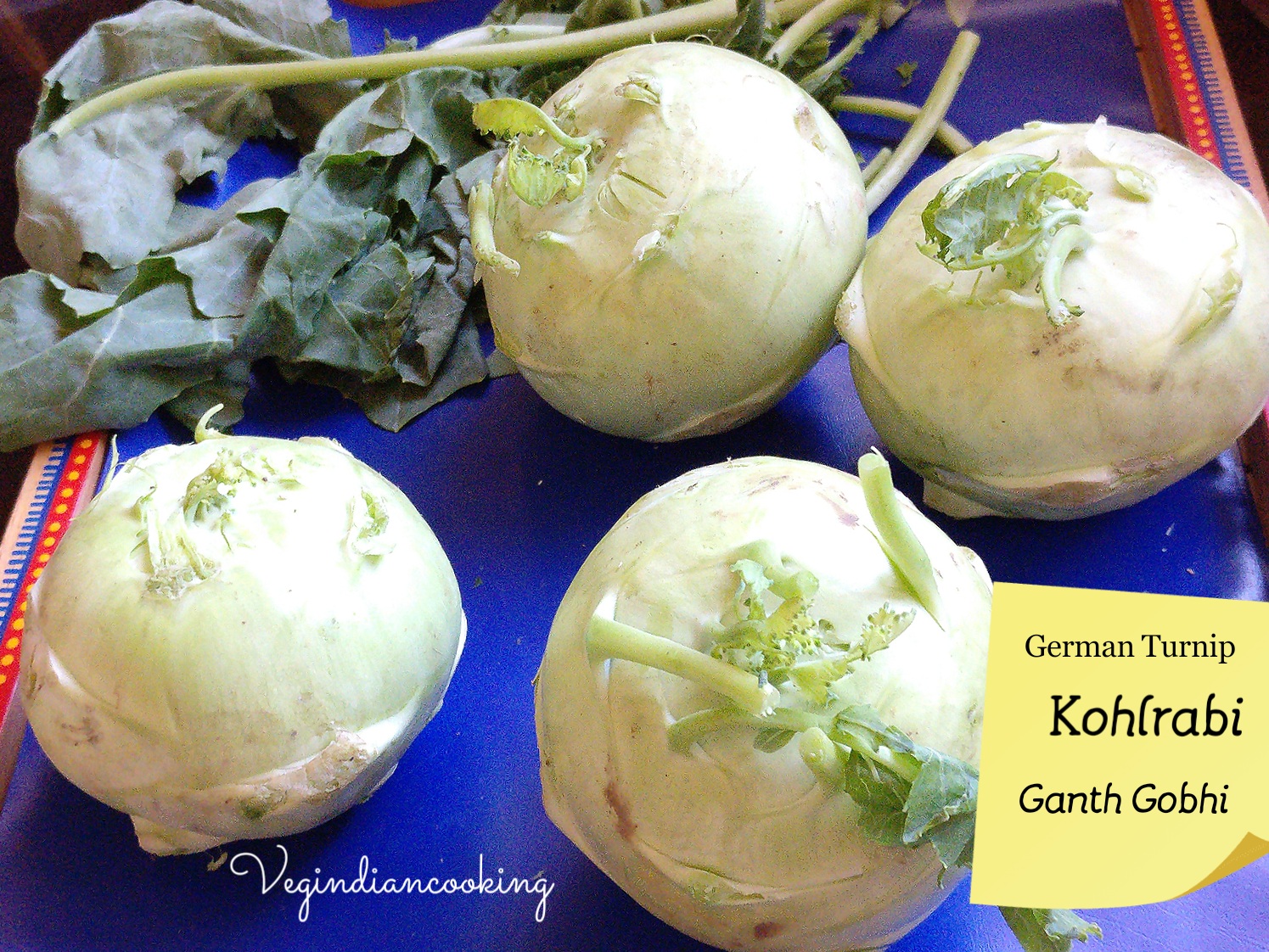 Veg Indian Cooking: Kohlrabi Ka Achaar