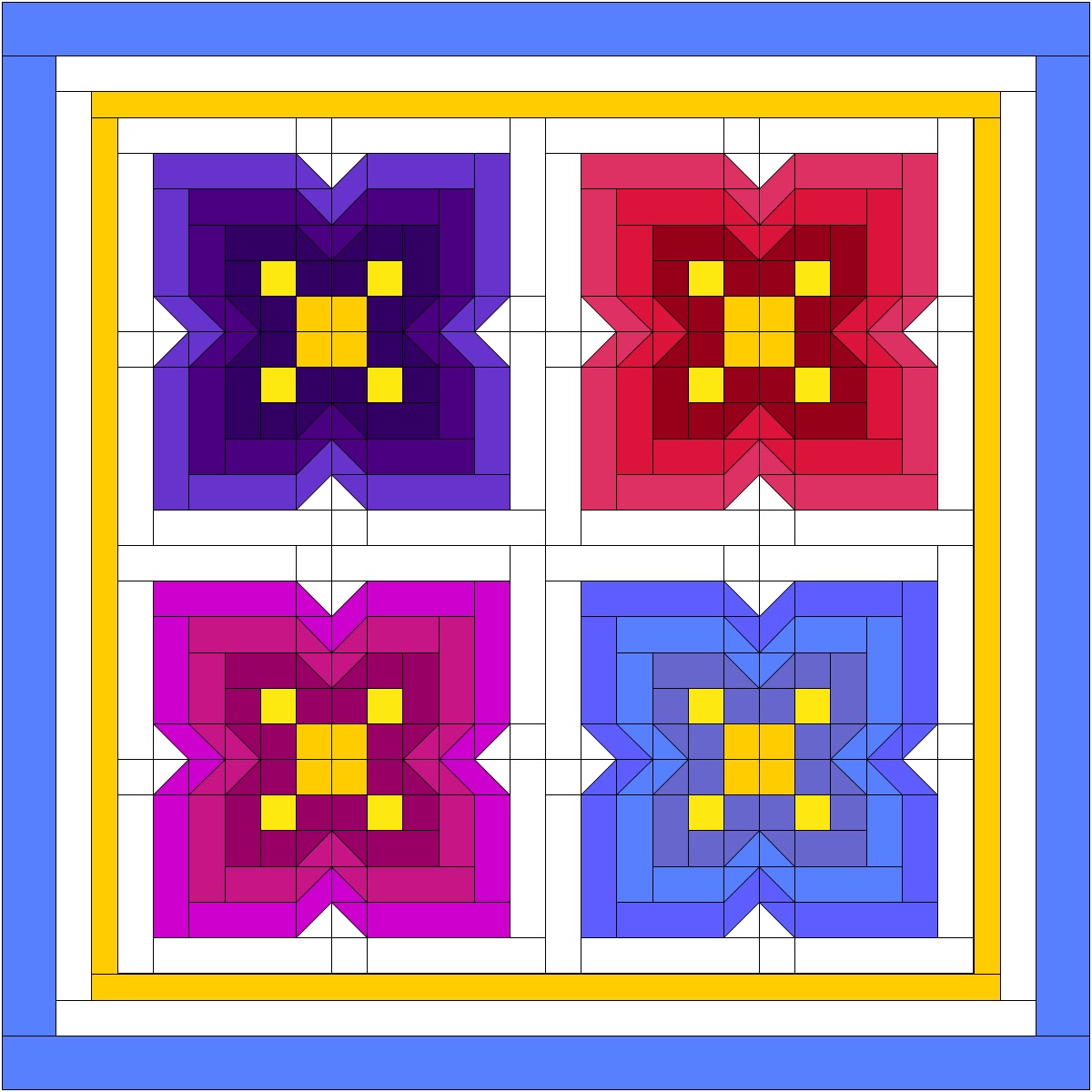 UpStairsHobbyRoom: May Blooms..... One Block Wonders BOM