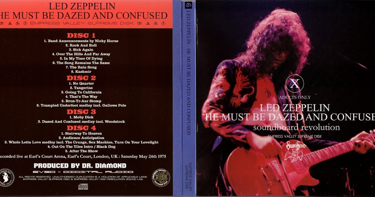 100 greatest bootlegs: #91 LED ZEPPELIN - Earl's Court, London 1975 (Flac)