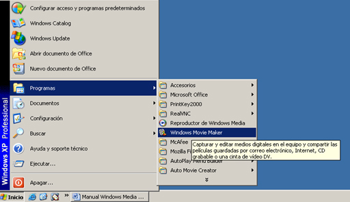 como manejar movie maker