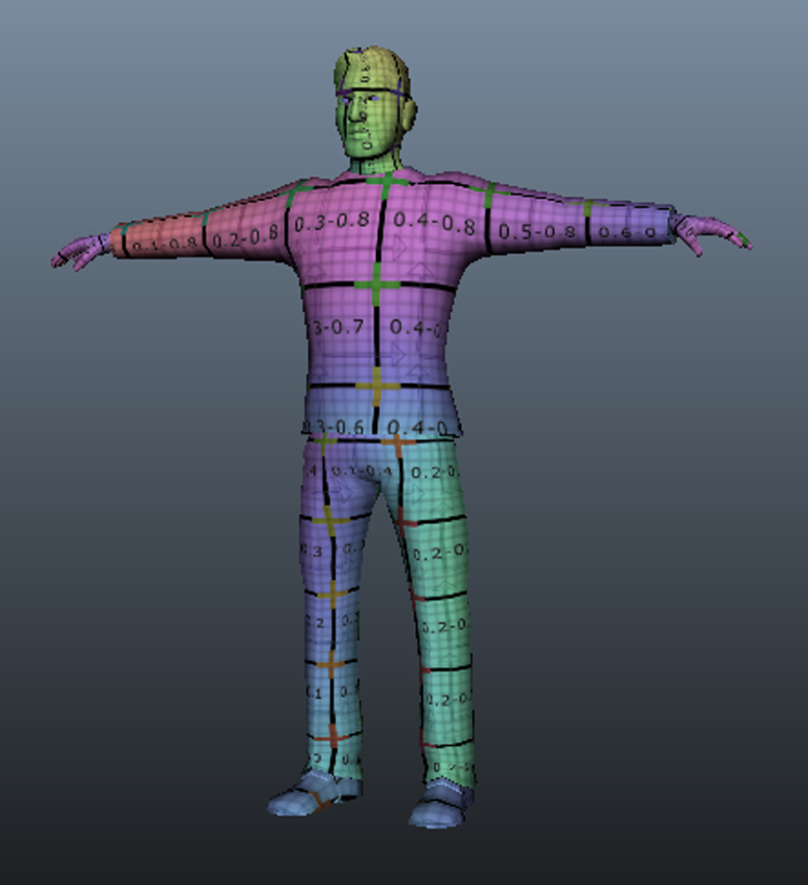 Shahbir's Artwork and Other Things: Maya Tutorial: Game Legs, UV Map ...
