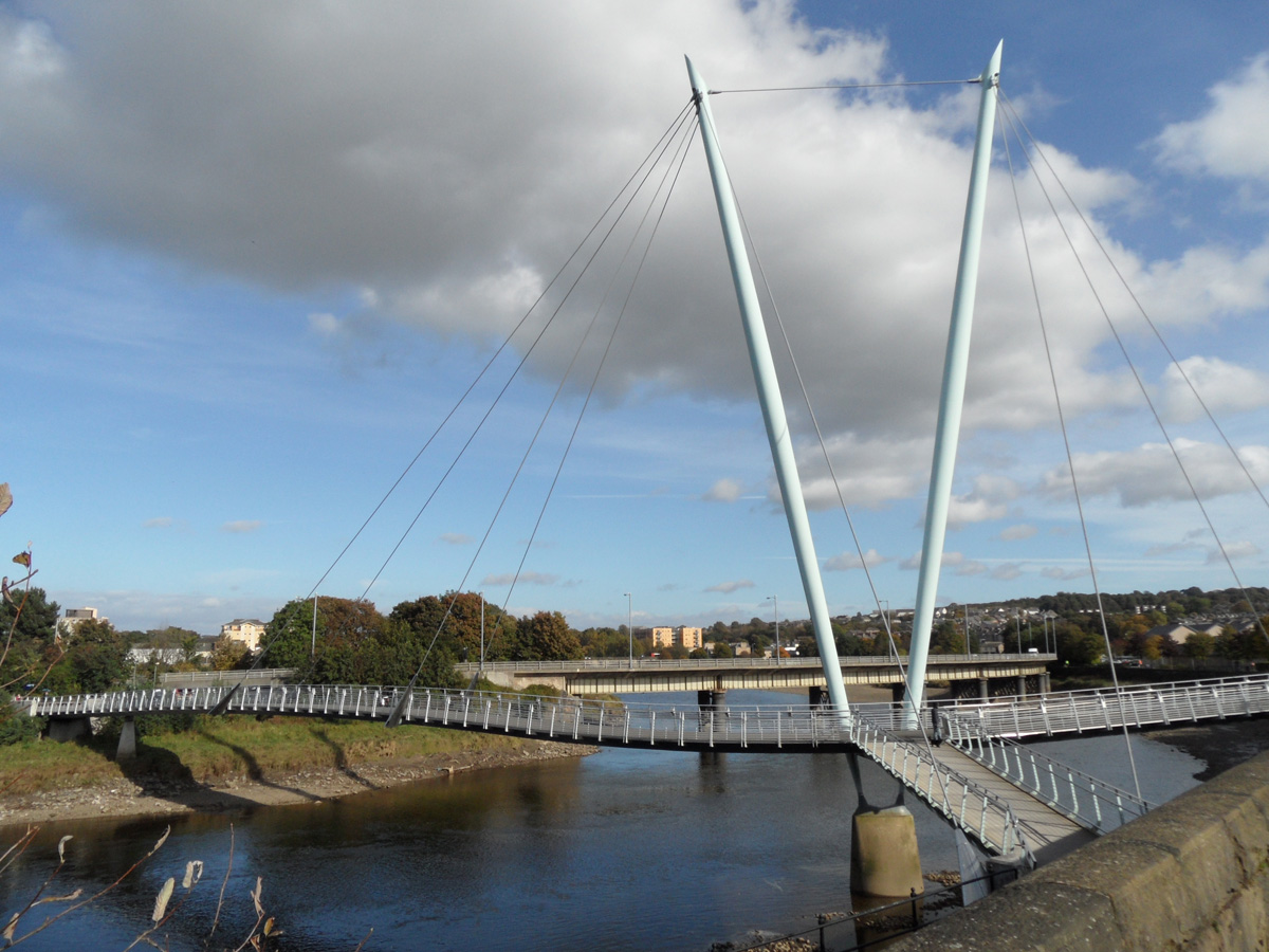 The Happy Pontist: Lancashire Bridges: 1. Lune Millennium Bridge, Lancaster