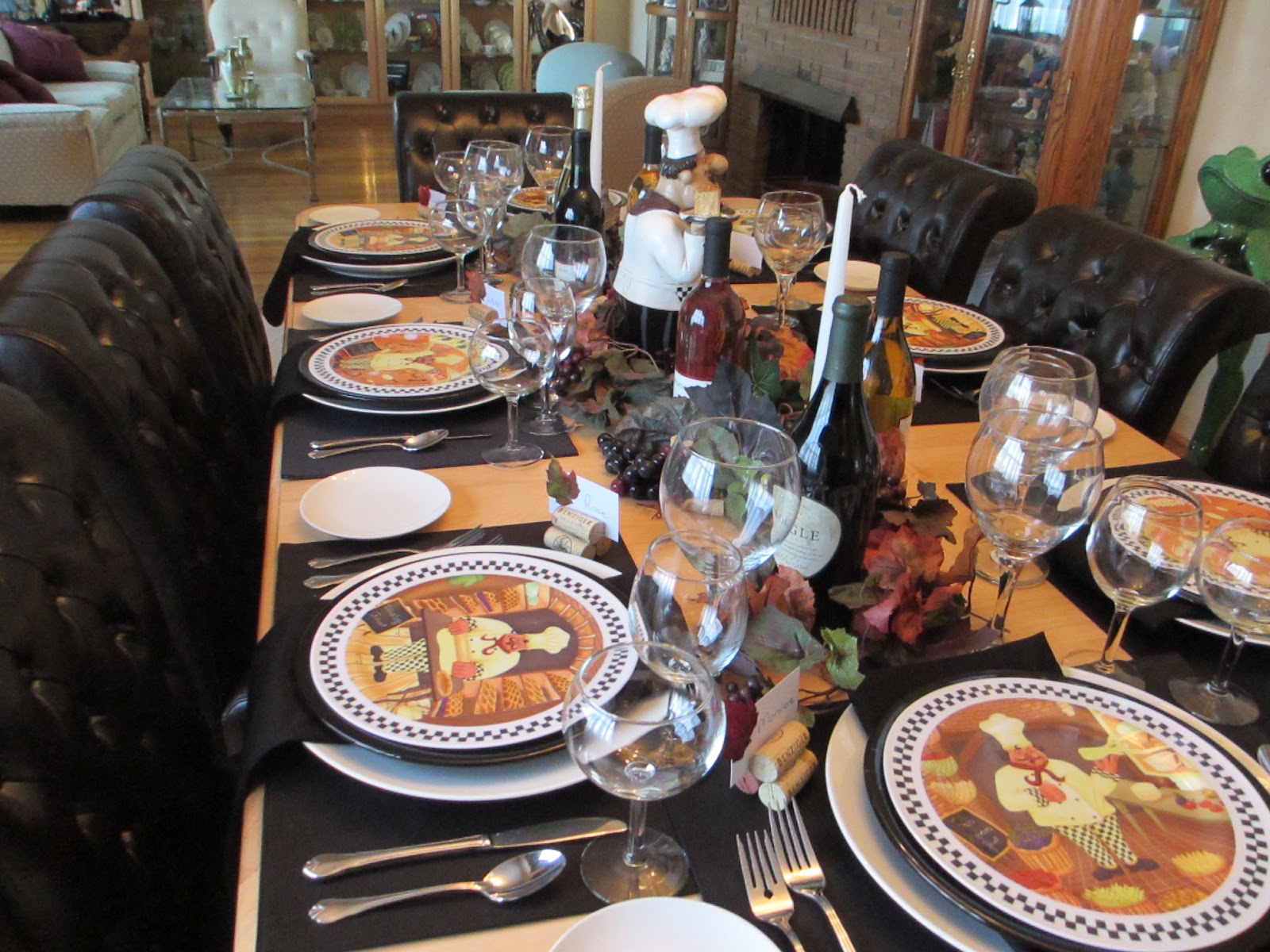 The Welcomed Guest: French Chef Tablescape