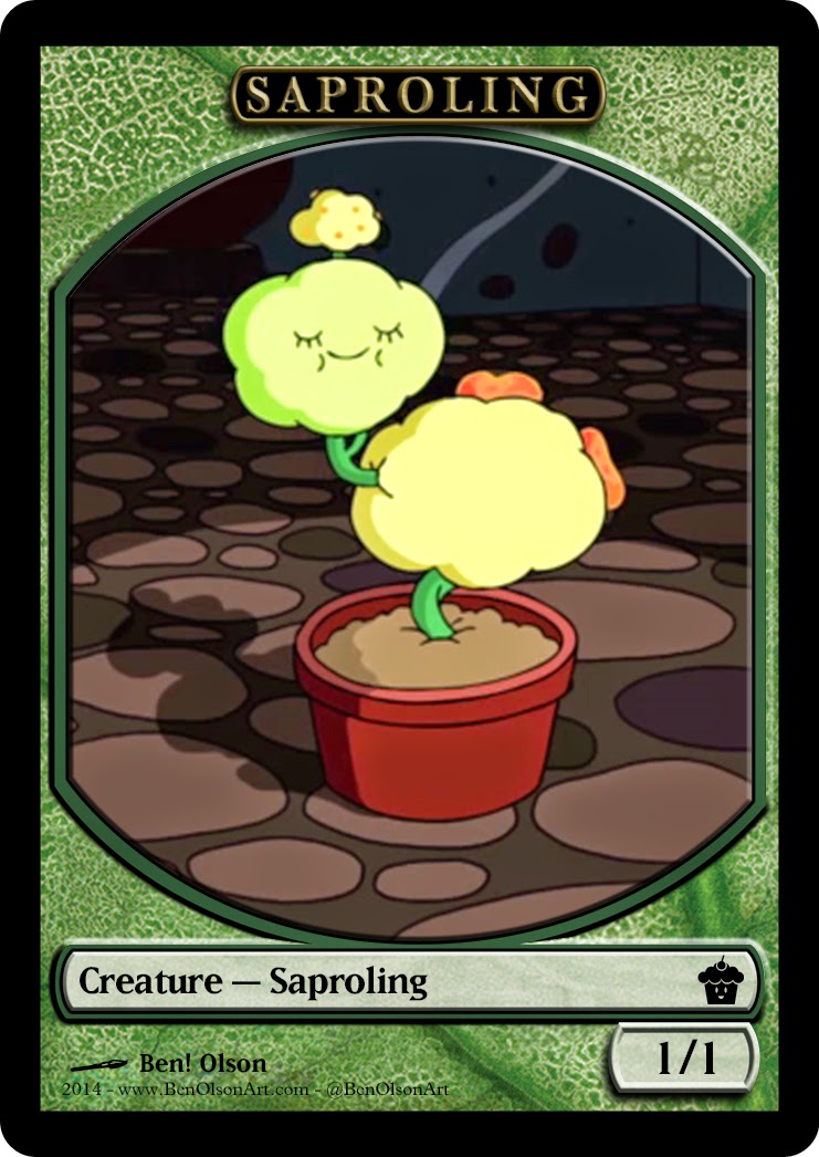 Ben! Olson Art and Design: Adventure Time + Magic the Gathering Tokens!
