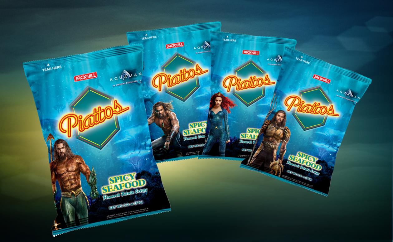 MUST TRY! NEW LIMITED - EDITION PIATTOS AQUAMAN PACKS | Mermaid in ...