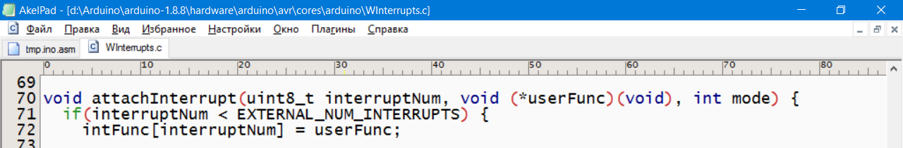 Про Ардуино и не только: Немного кодокопания (прерывания, ISR ...