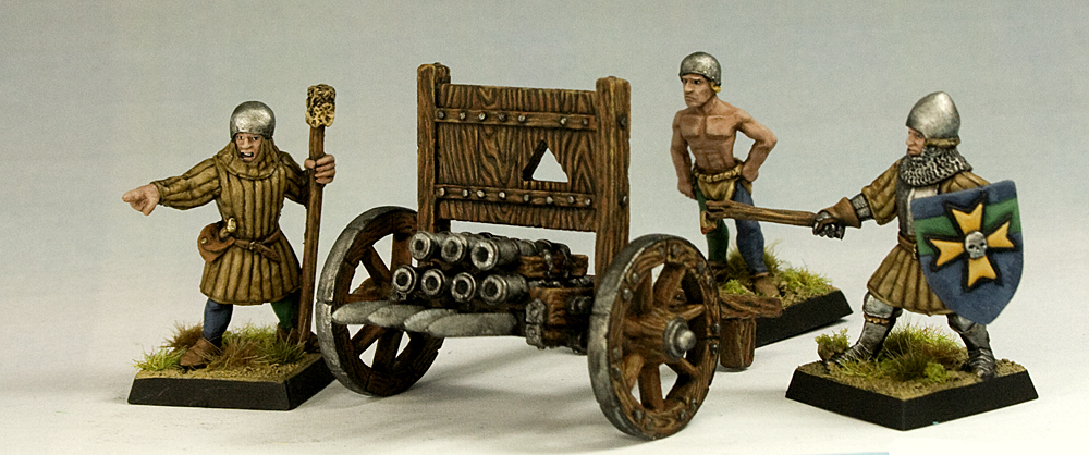 Blue's Marauding Miniatures: Organ Gun...Studio Shots