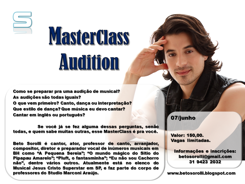 Beto Sorolli : MasterClass Audition