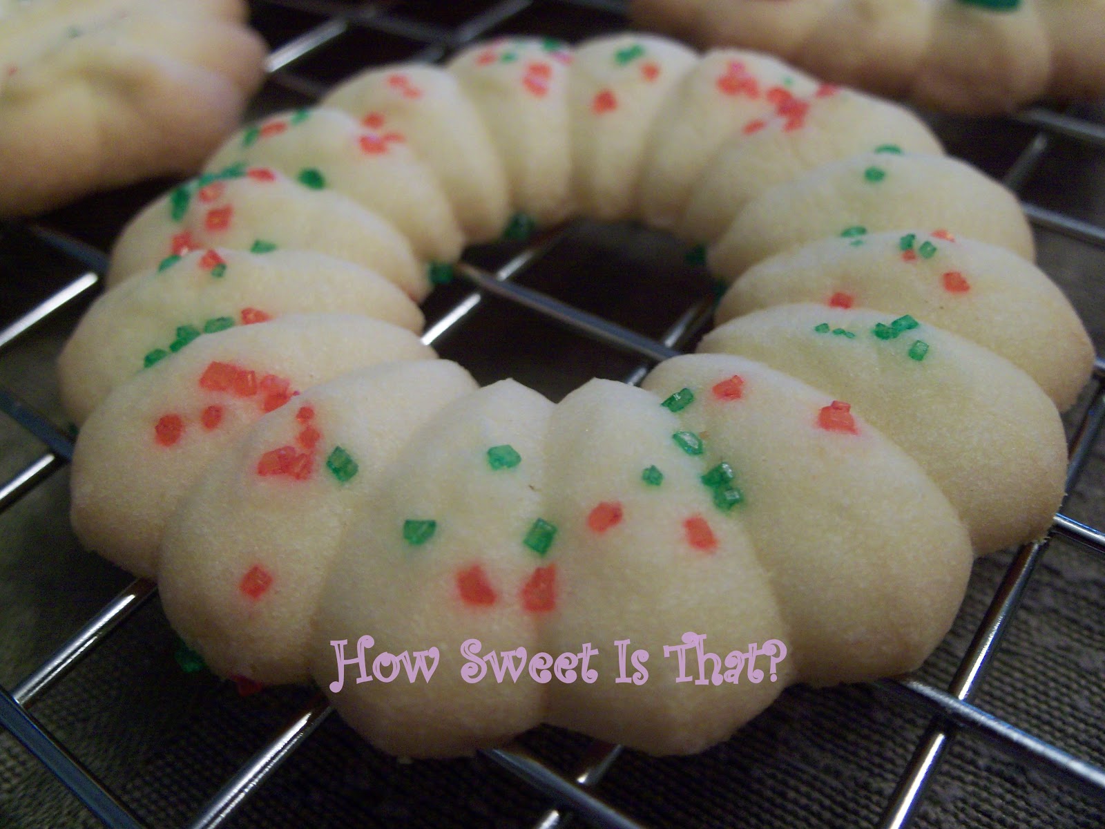 How Sweet Is That?: Swedish Spritz Cookies