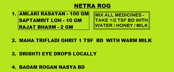 VAIDRAJ: NETRA ROG