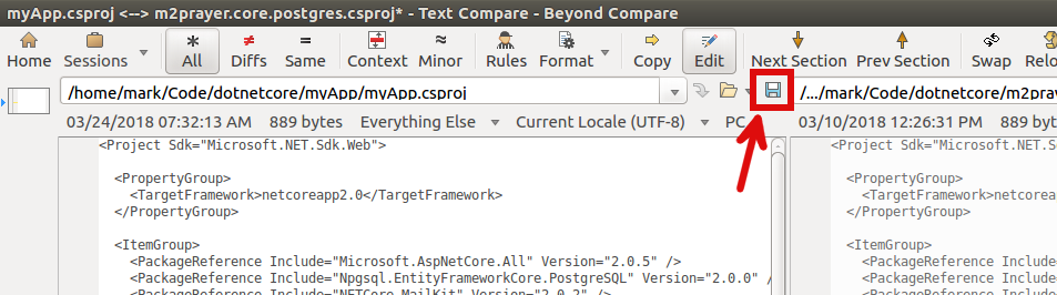 Mark S Musings Asp Core 2 With Postgresql On Linux Part 4 Sync Configuration Differences