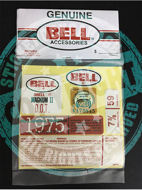 Retro and Vintage Garage: Bell helmet Magnum 2 Decal