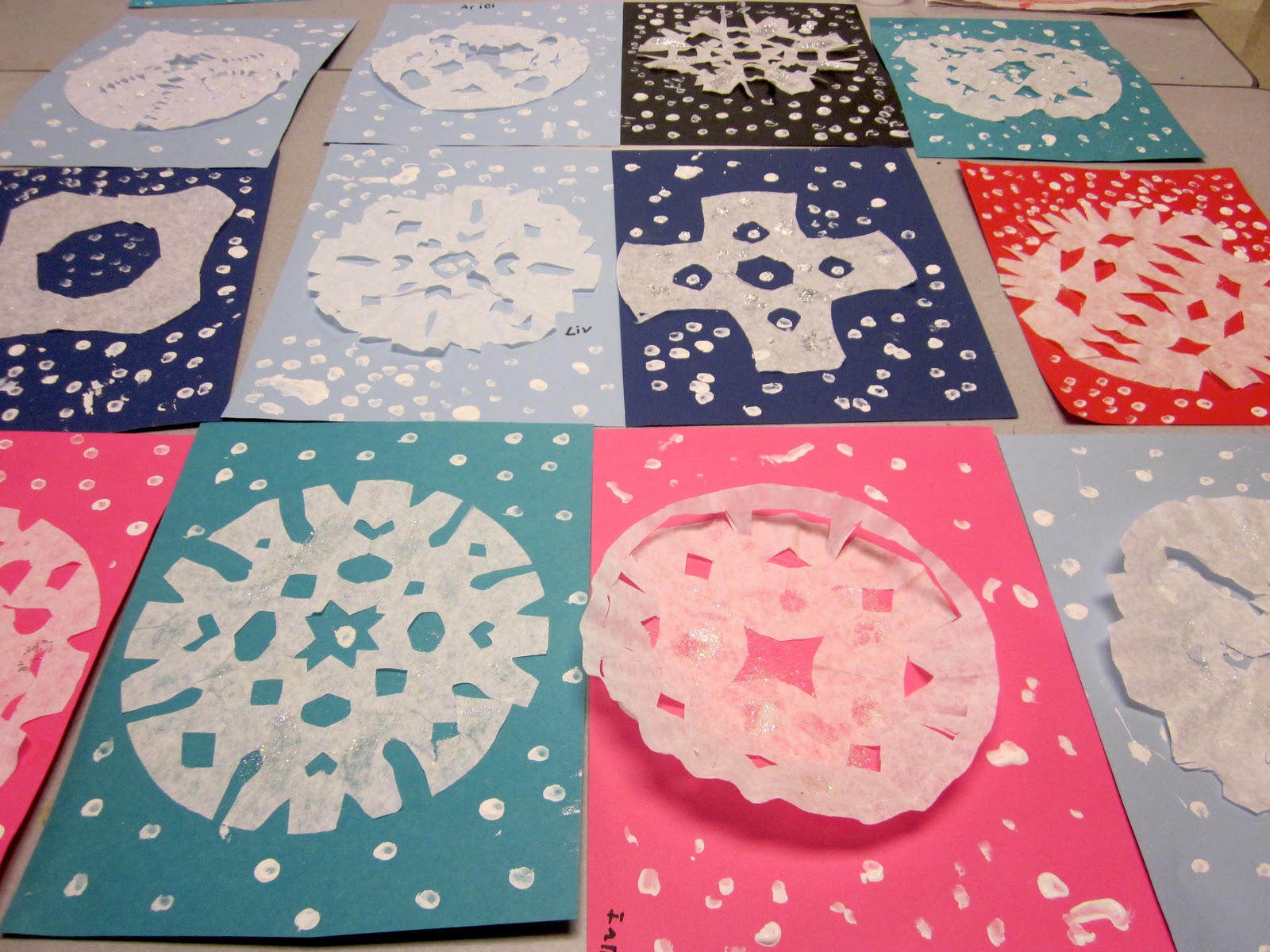 Art is Basic-- Art Teacher Blog: Snowflakes