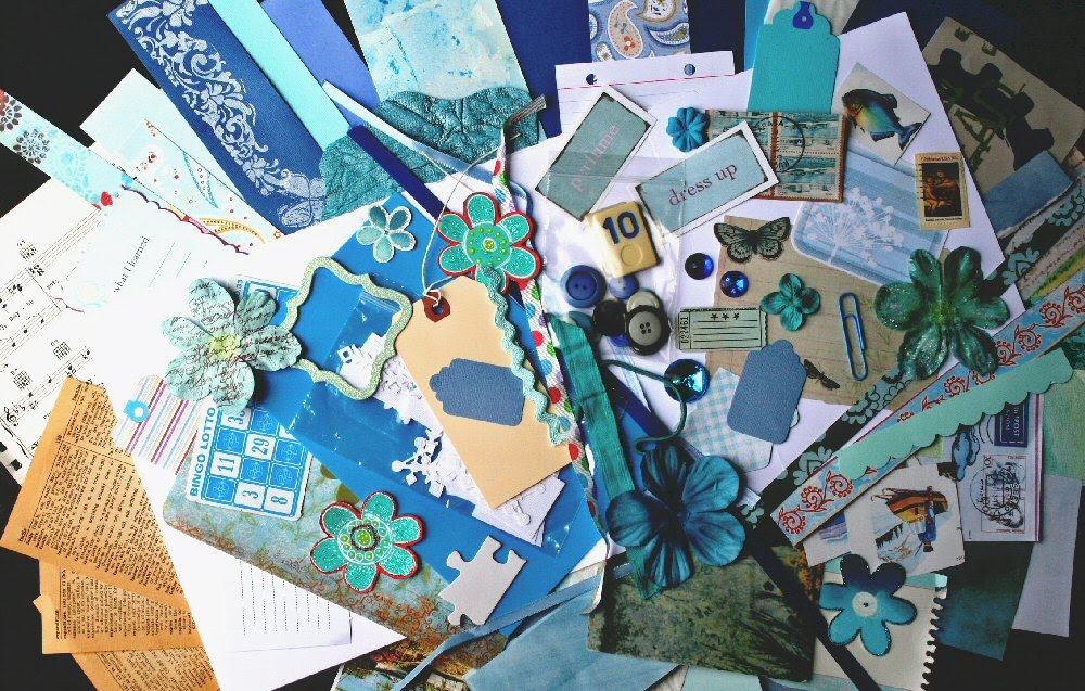 Inkwell Studios: New Color Collage Art Journal Kits