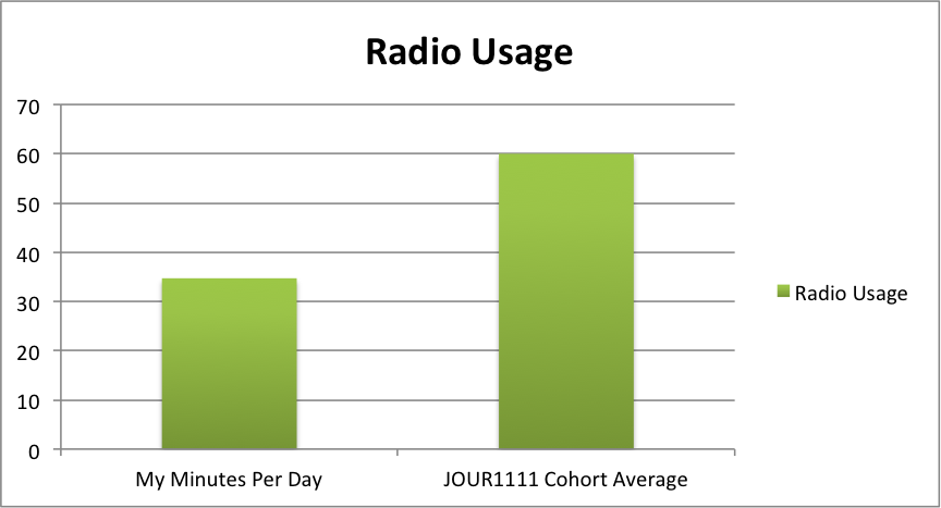 Kara's Fancy Journalism Blog: Media Usage Diary