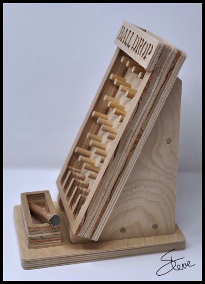 Scrollsaw Workshop: Ball Drop Game Scroll Saw Pattern.