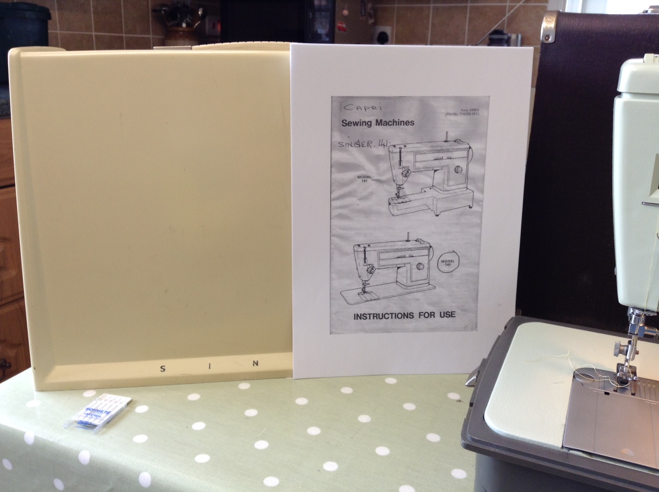 What this bike needs......: Singer Capri 141 sewing machine