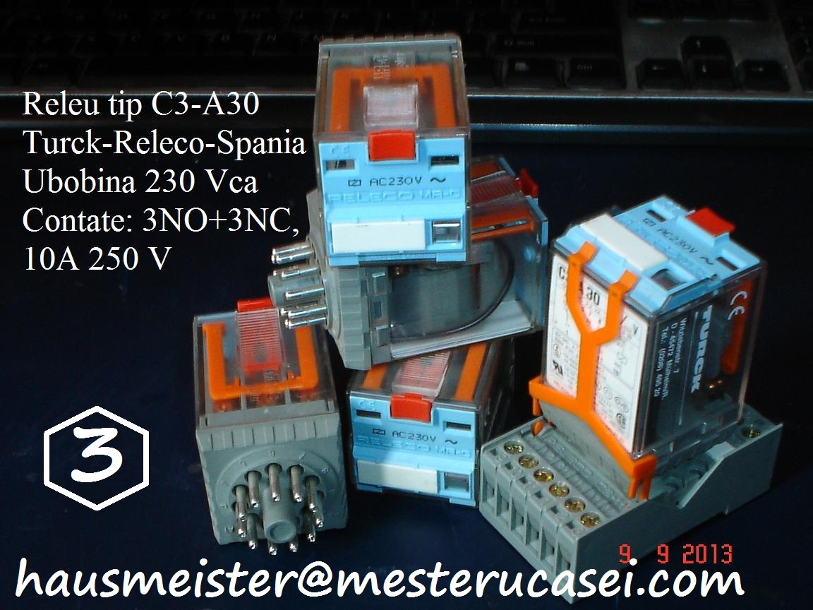 De vanzare: Relee intermediare tip RI-13, FINDER, KUHNKE, TURCK-RELECO ...
