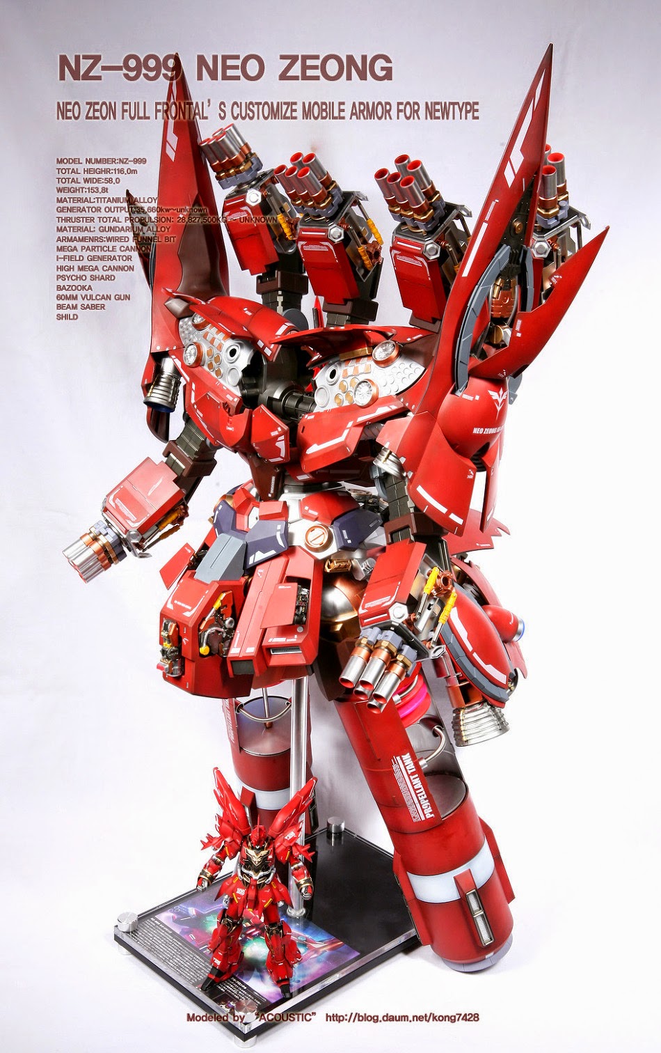 Custom Build: HGUC 1/144 NZ-999 Neo Zeong "Open Hatch Presentation"