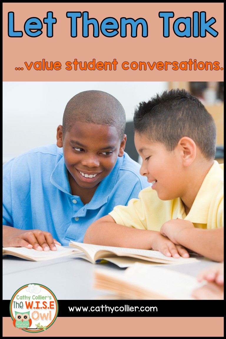 Let them TALK! Placing Great Value in Student Conversation | Virginia ...