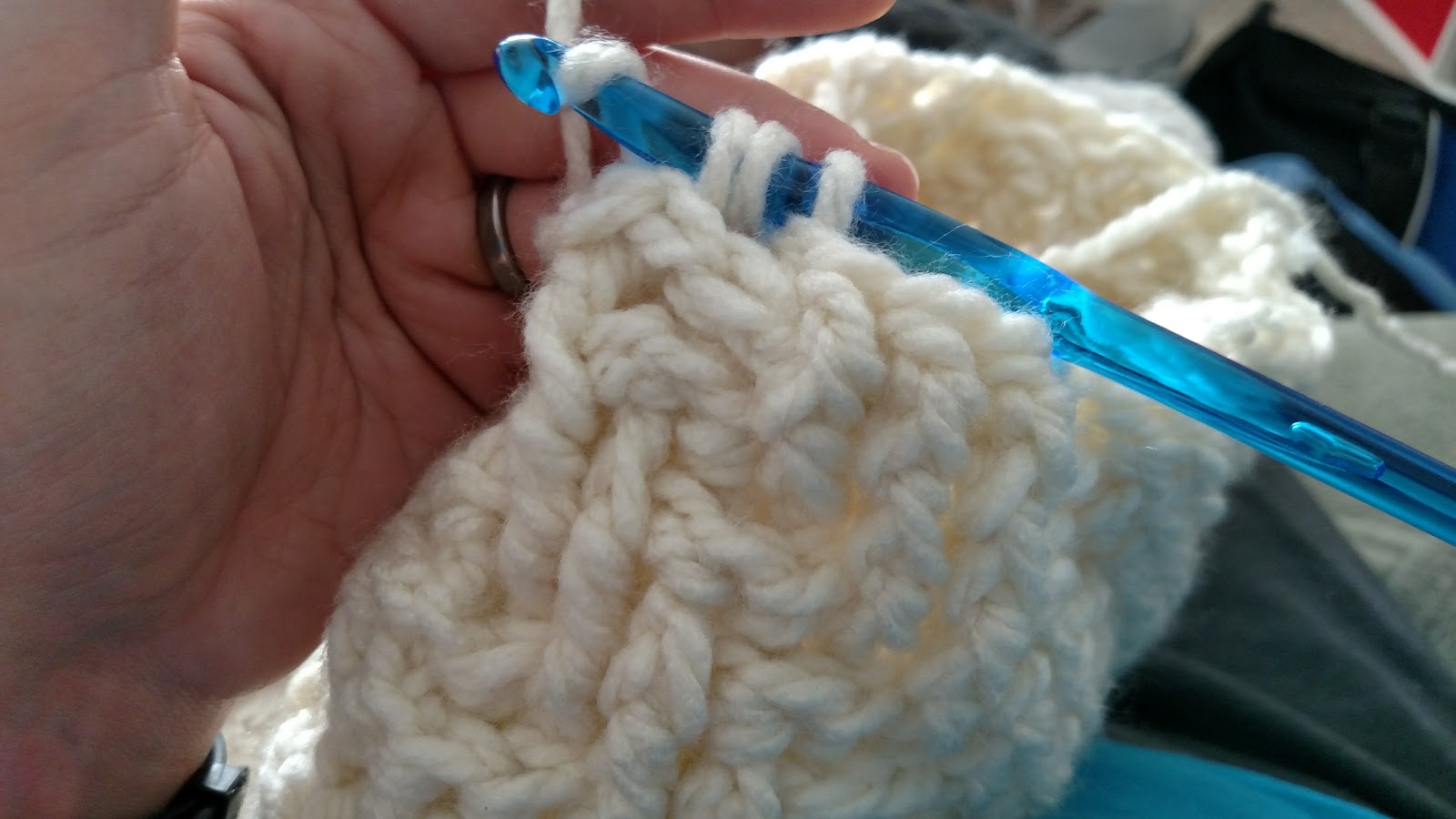 Erin's Crafty Endeavors: Super soft textured poof ball hat