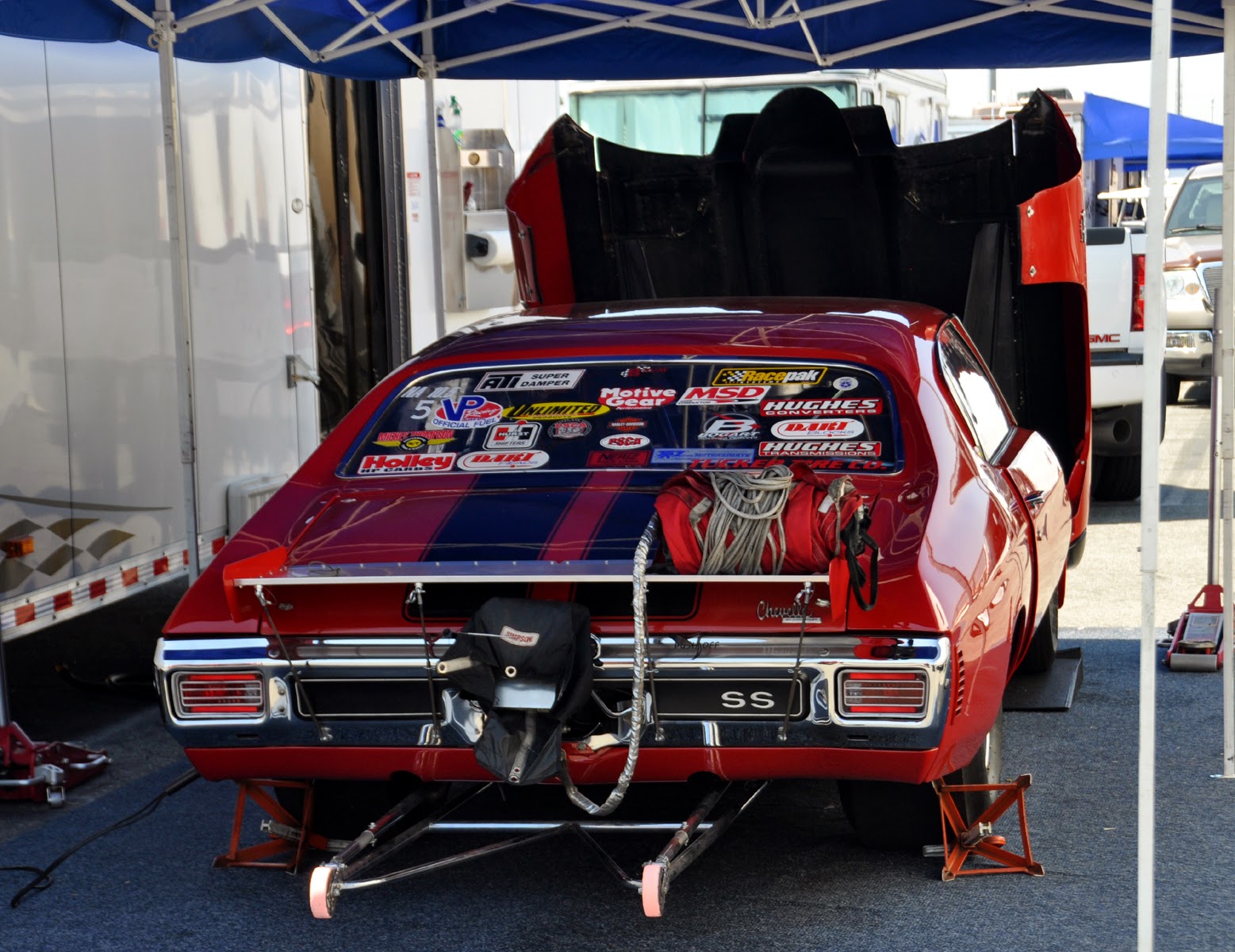 Just A Car Guy: drag racing Chevelles