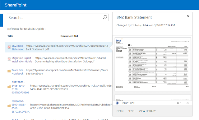 Aspiring Architect: Sharepoint Online Tabular Custom Search Display
